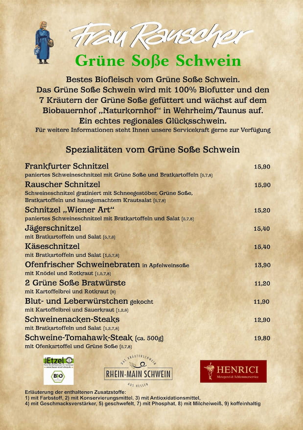 Apfelweinwirtschaft Frau Rauscher eine der besten in ganz Hessen